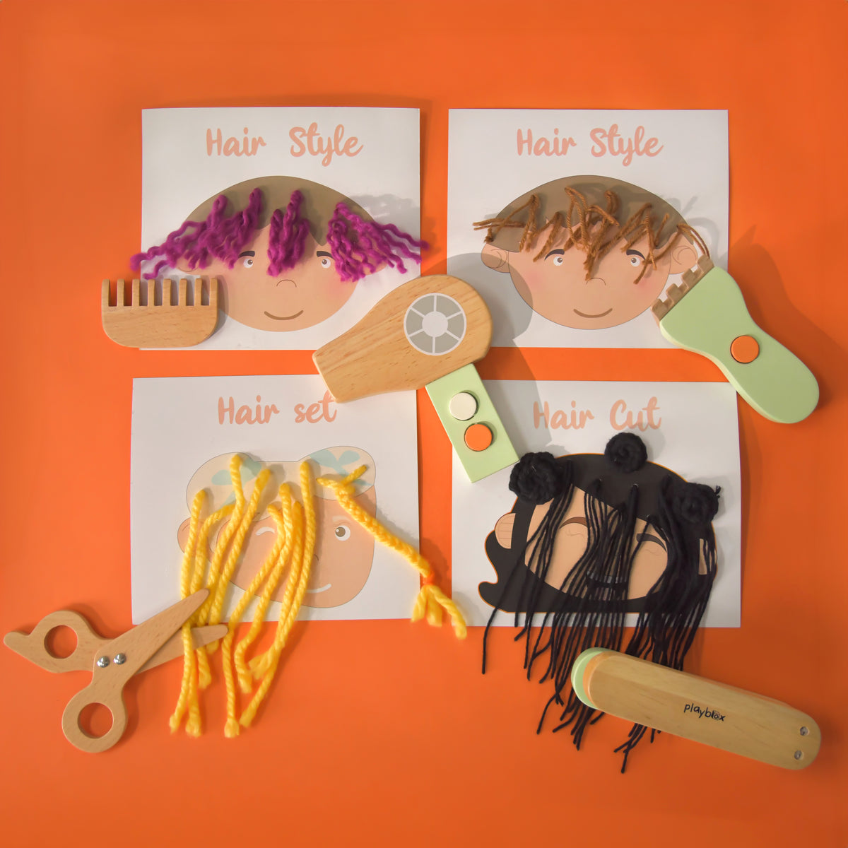 Best Comb and Shine Wooden Grooming Kit for Kids | Playbox – PlayBox