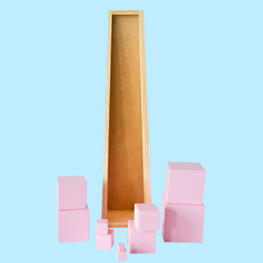 Get Pink Tower Wooden Square Blocks Set for Creative Play – PlayBox