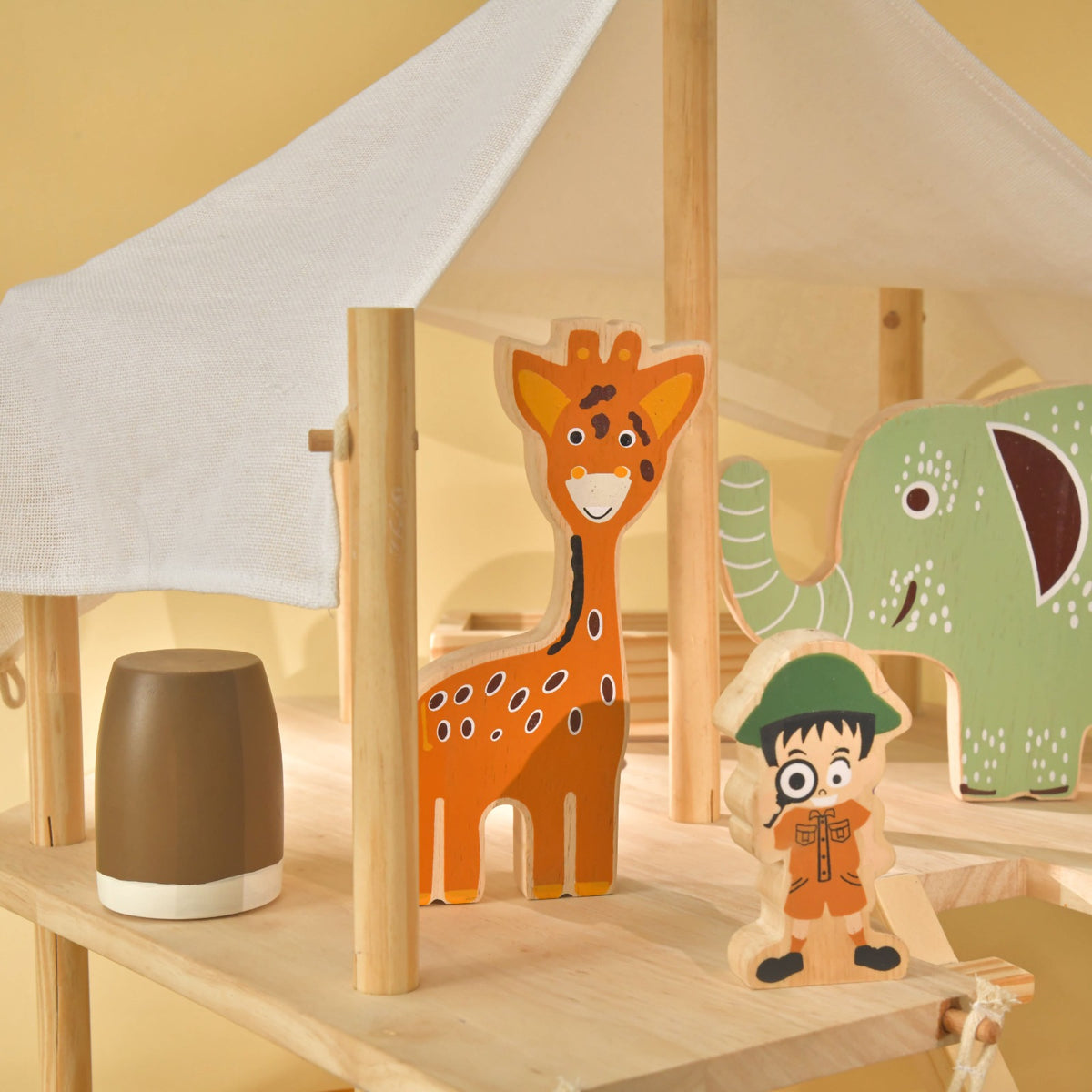 Get Wooden Jungle Safari Toy Set for Kids | Playbox India – PlayBox