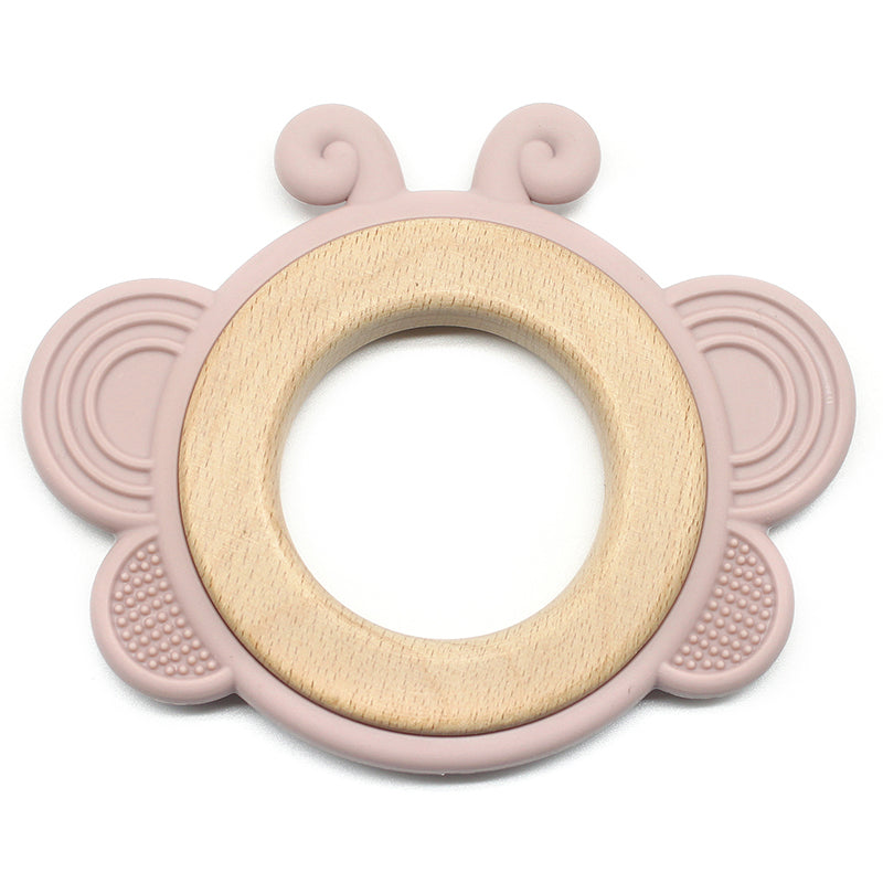 Best Teether Butterfly – Modern Silicone & Wood Baby Teether – PlayBox